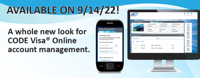 CODE Visa Online is getting an upgrade – CODE Credit Union